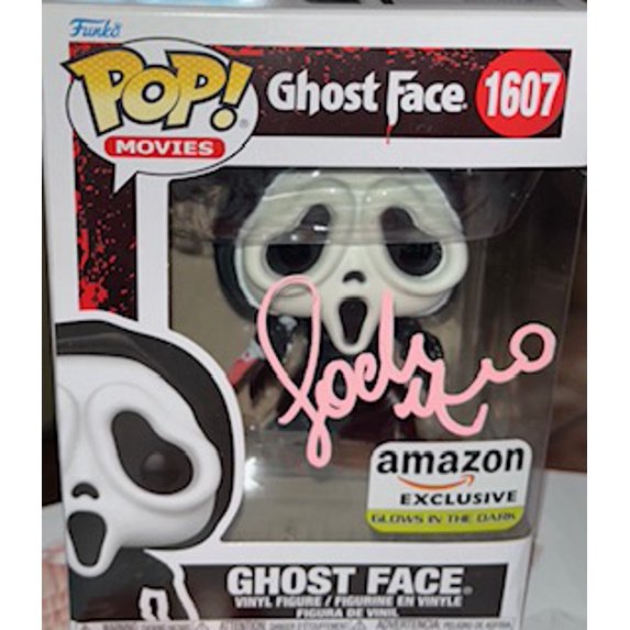 Funko Pop Ghost Face Vinyl Figure 1607 Signed Glow-in-the-Dark ...