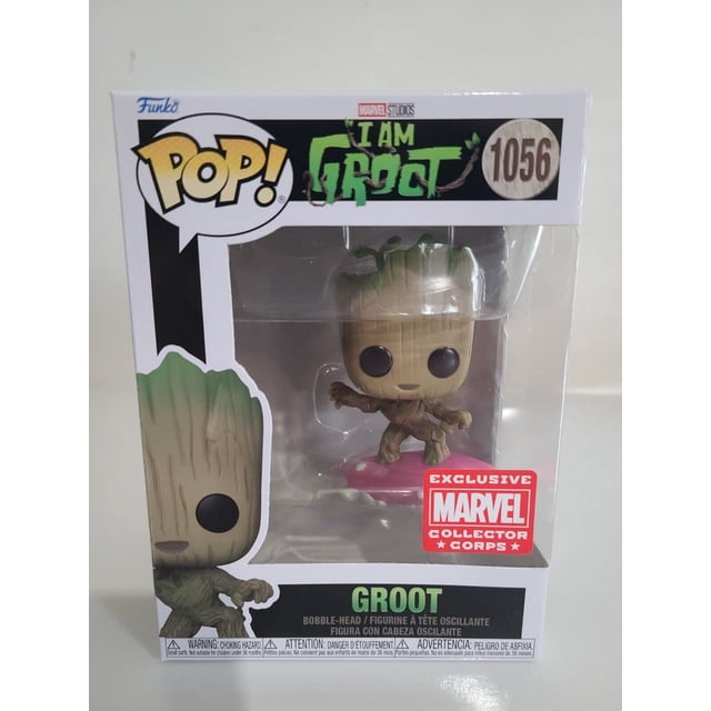 Funko Pop Vinyl Figure - Groot #1056, Marvel Collector Corps Exclusive ...