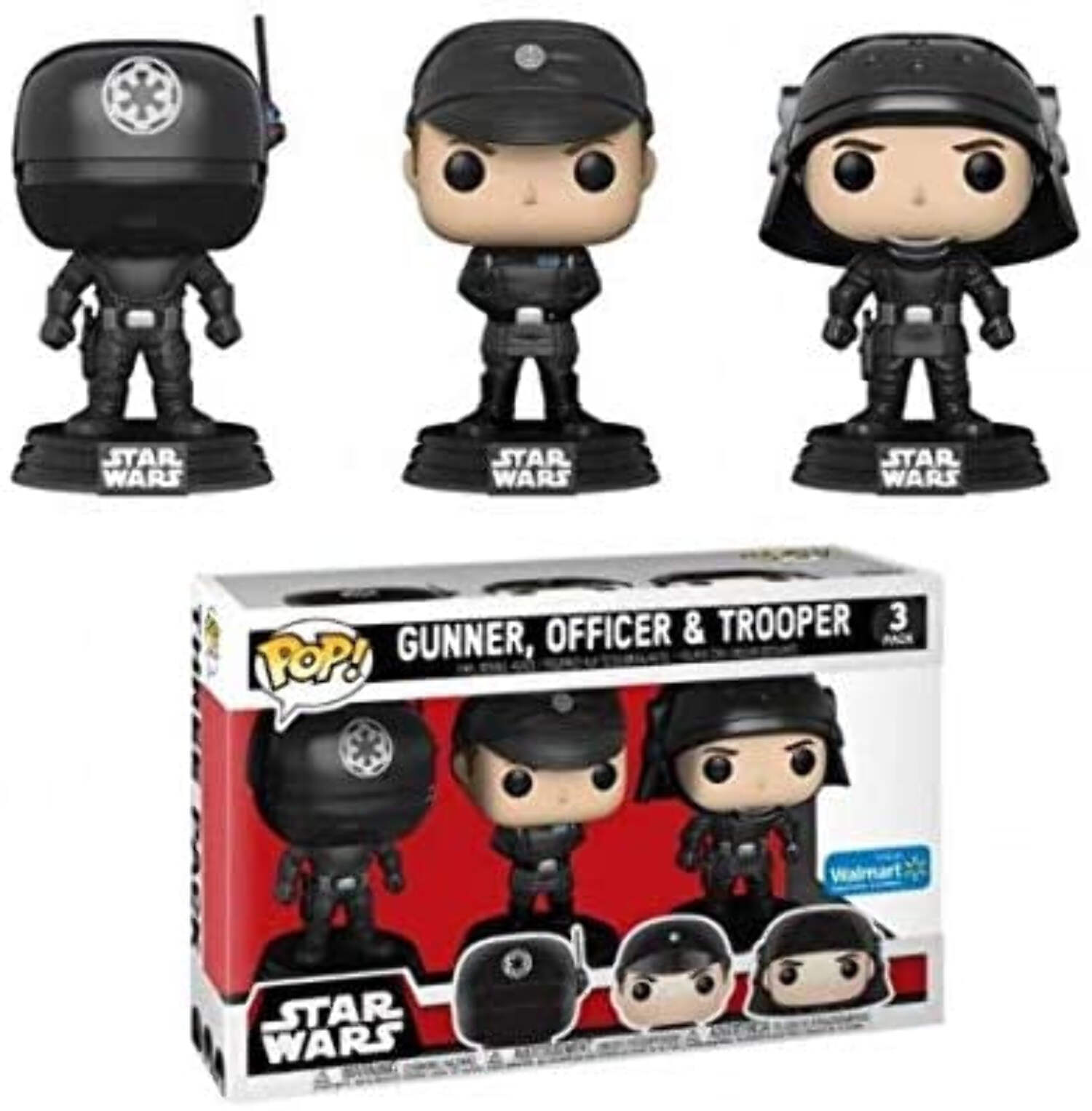 Funko Pop! Gunner, Officer, Trooper 3 Pack Walmart Exclusive - Walmart.com