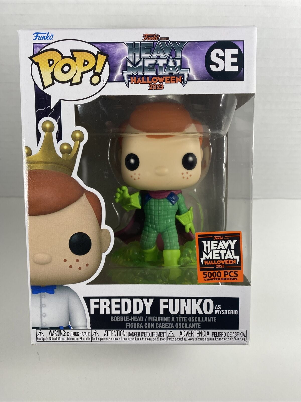 Funko Pop! Heavy Metal Halloween: Freddy as Mysterio Limited Edition ...