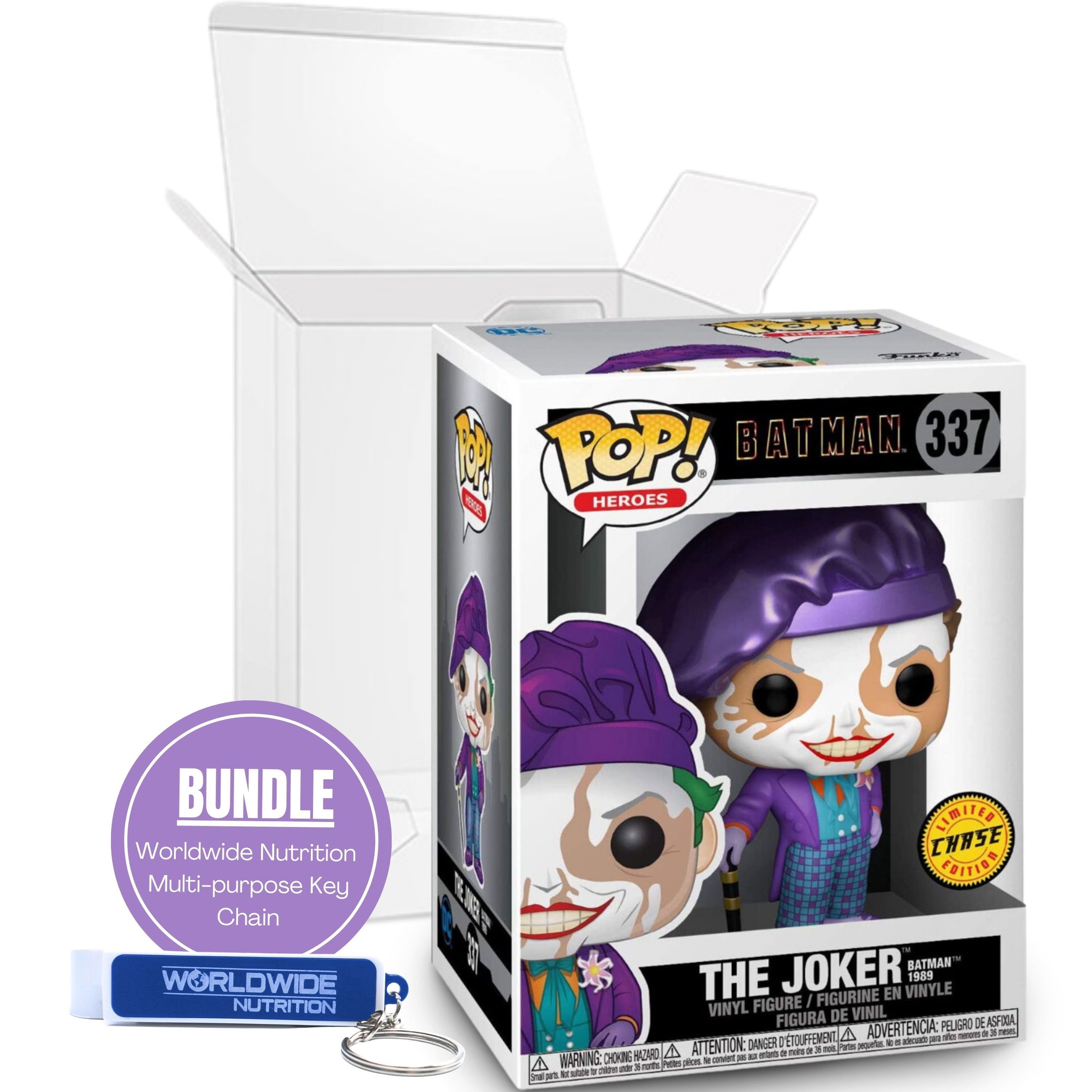 Funko Pop! Heroes Batman 1989: The Joker 337- Chase Limited Edition ...