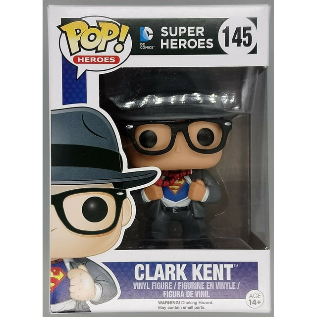 Funko Pop Heroes: Clark Kent Collectible Figure, Multicolor - Walmart.com