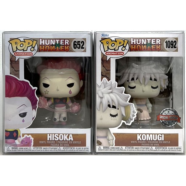 Funko Pop! Hunter X Hunter Komugi Special Edition #1092 & Hisoka #652 ...