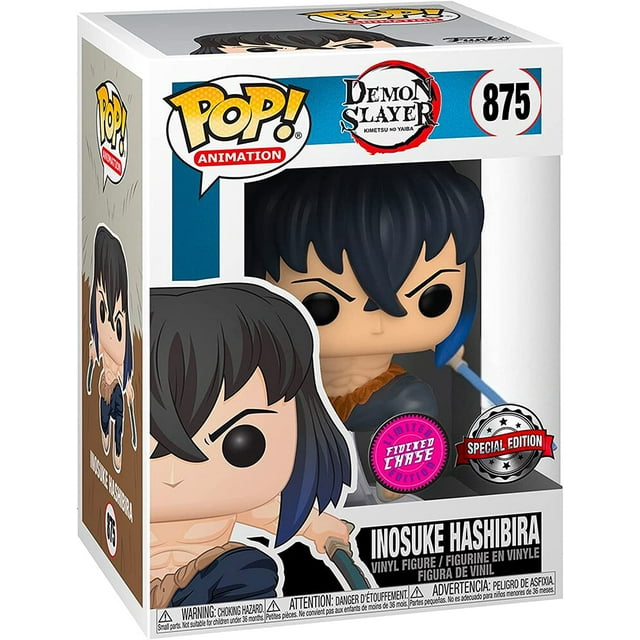 Funko Pop! Inosuke Hashibira 875 Flocked Chase Special Edition ...