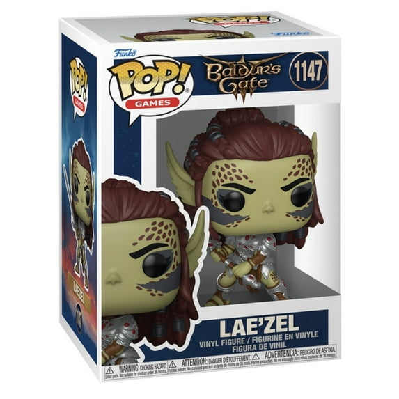 Funko Pop! LAE'ZEL Baldur's Gate 1147 Vinyl Figure - Walmart.com