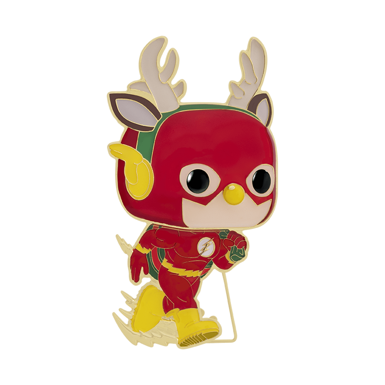 Funko Pop! Large Pop Enamel Pin DC: Holiday - Flash - Walmart.com