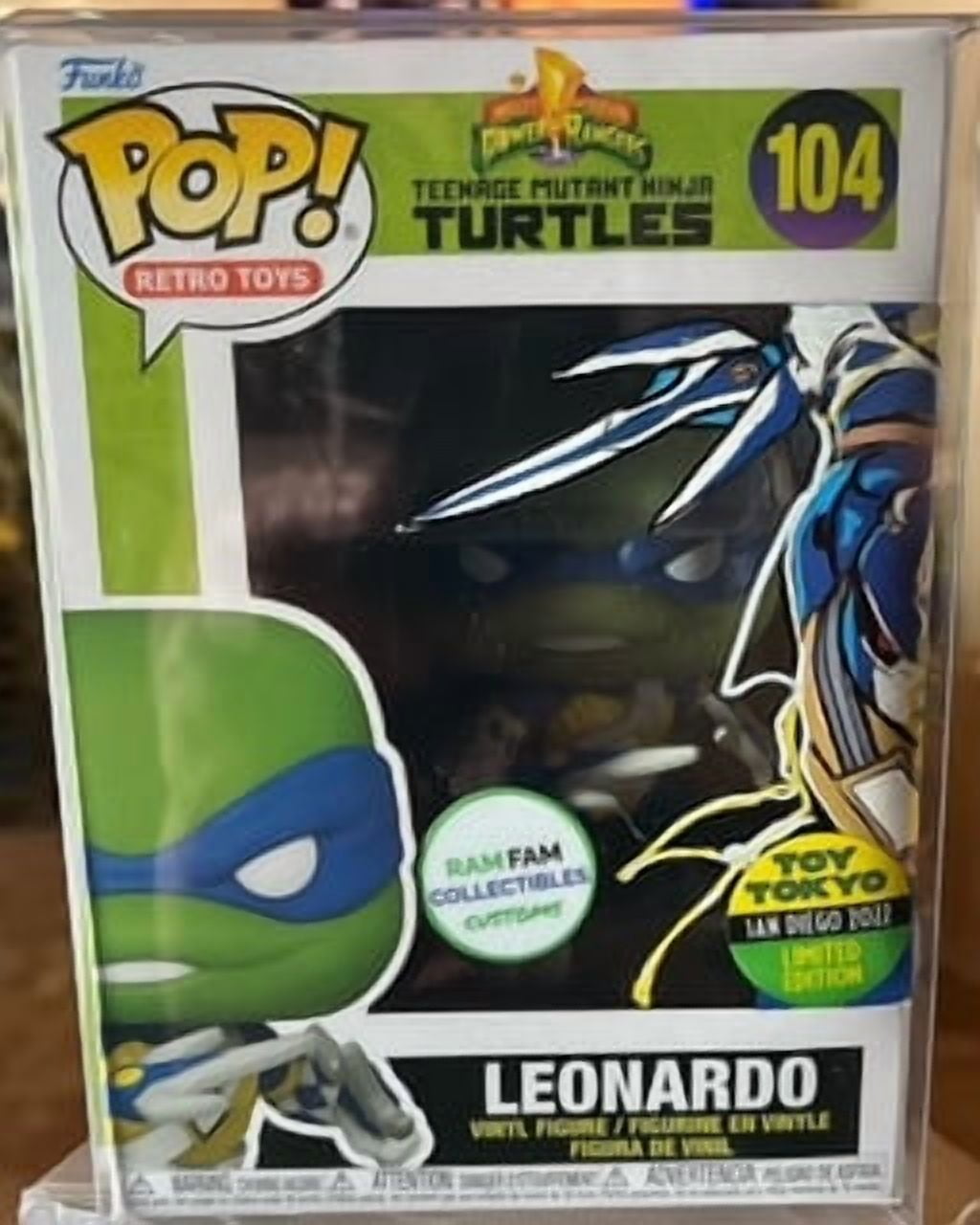 Funko Pop Leonardo 104 Limited Edition Ram Fam Custom - Walmart.com