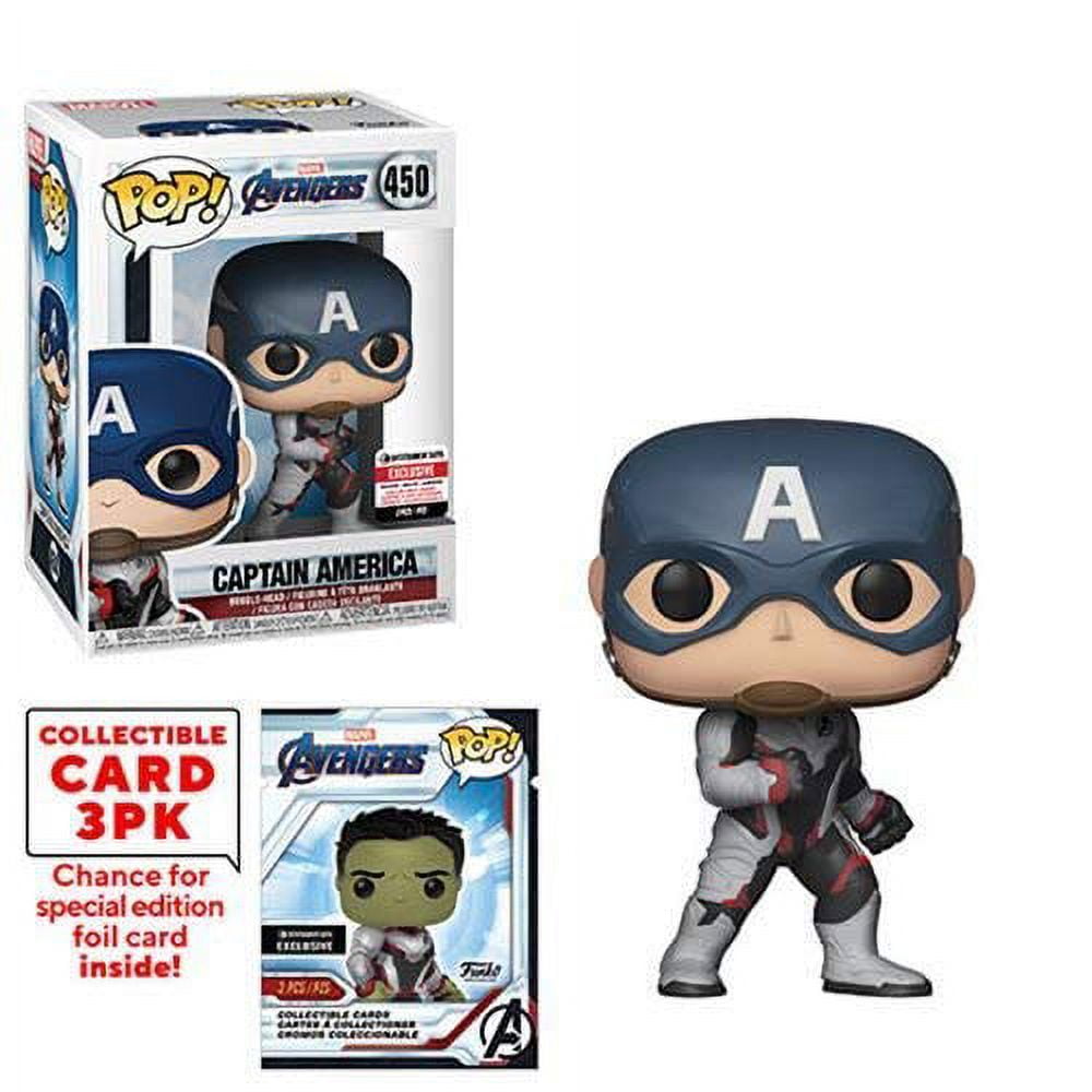 Funko Pop! Marvel Avengers Captain America (Endgame) with Collective ...