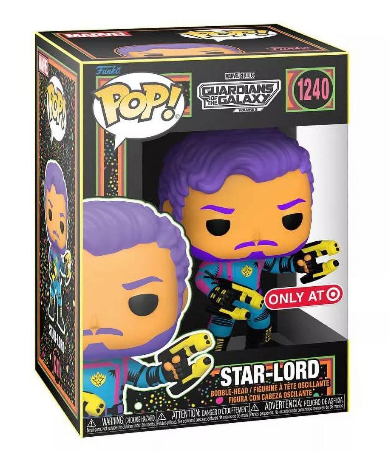 Funko Pop Marvel Black Light Vinyl Figure Collection MCU Glow Toy (Star ...
