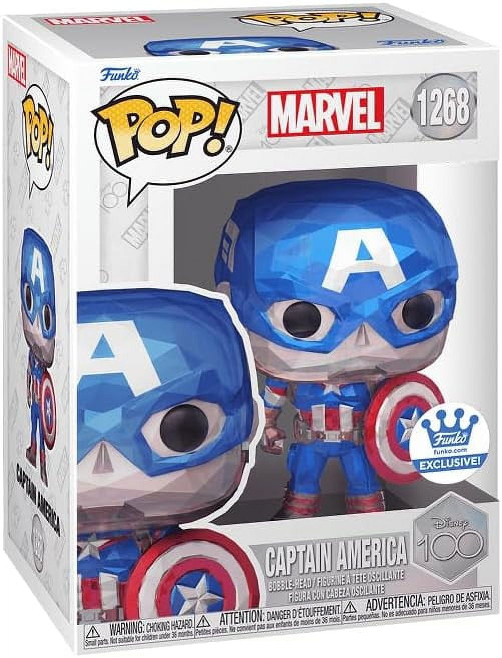 Funko Pop! Marvel Captain America Faceted - Walmart.com