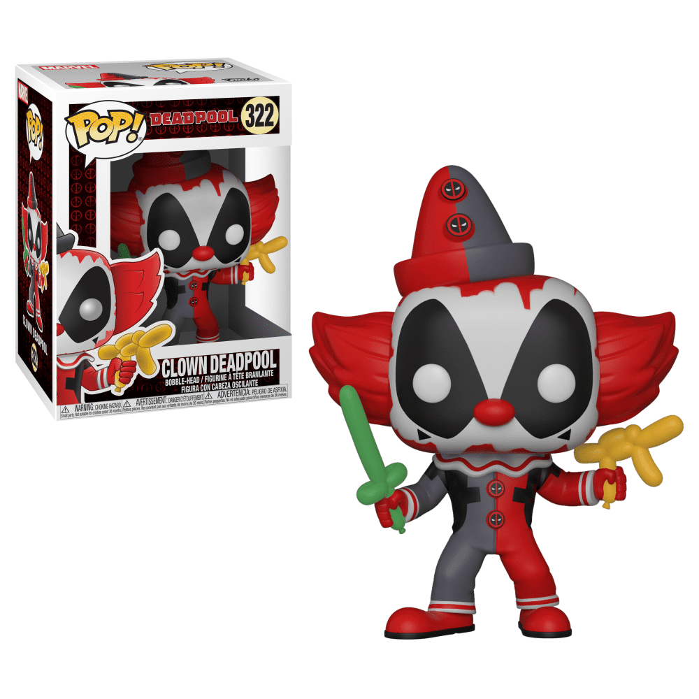 Funko Pop! Marvel: Deadpool - Clown Deadpool - Walmart.com