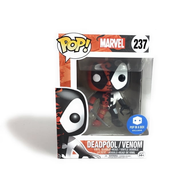 Funko Pop! Marvel Deadpool Venom #237 Exclusive, 3.75 Inch Vinyl Action ...