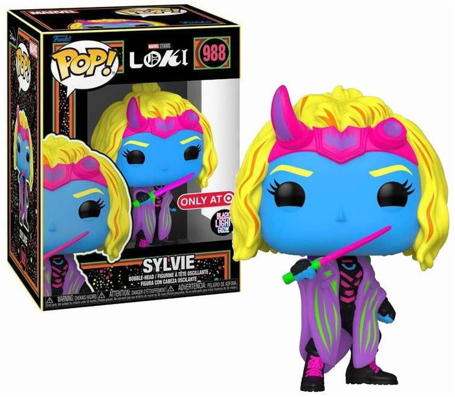Exclusive Funko Pop! Marvel Loki #988 Sylvie Blacklight Special Edition ...