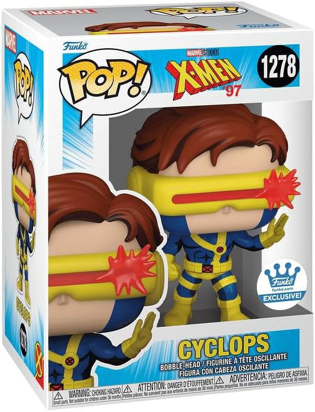 Funko Pop! Marvel X-Men Cyclops Exclusive 1278 Clear protector and Box ...