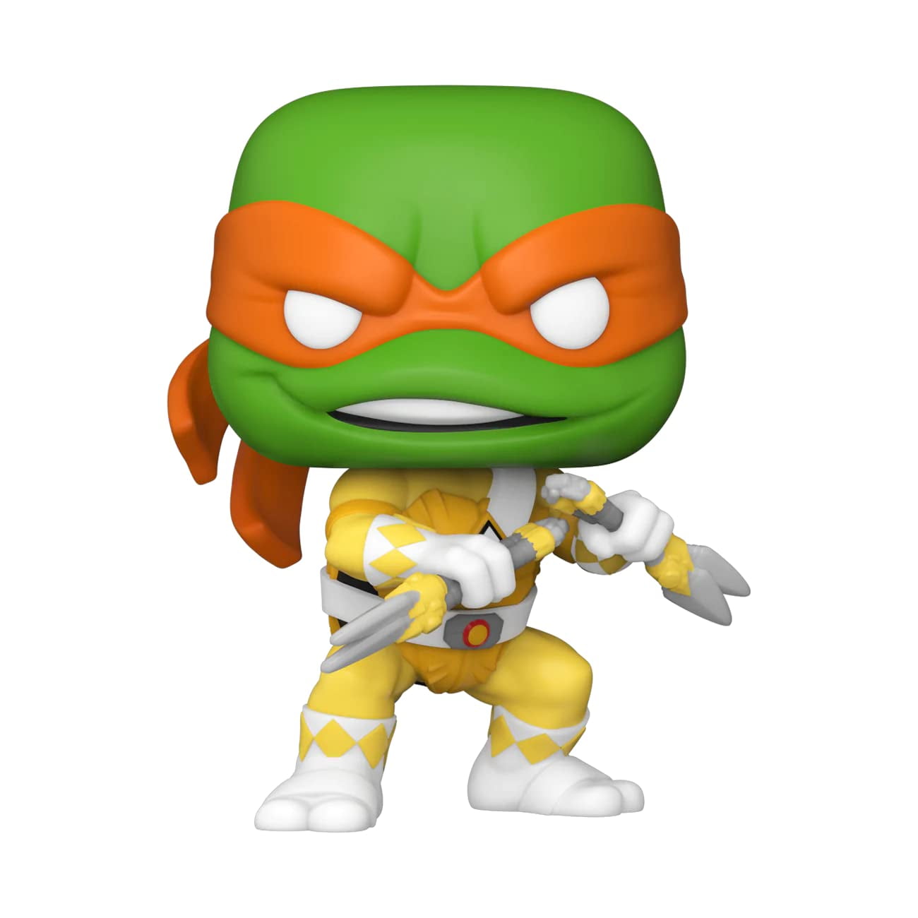 Funko POP! Retro Toys Power Rangers x TMNT Mikey as Yellow Ranger #111 ...