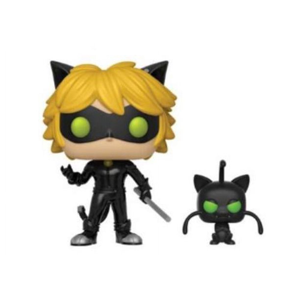 Funko POP! Miraculous Tales of Ladybug - Cat Noir with Plagg Buddy ...