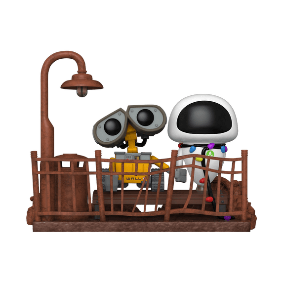 Funko Pop! Wall-E & Eve Vinyl Figure Moment: 6.15-inches Tall and 8 ...