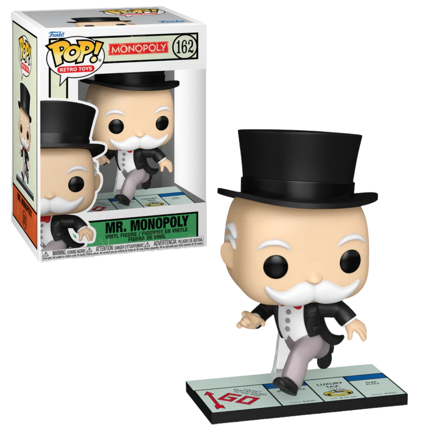 Funko POP! Retro Toys: Monopoly - Mr. Monopoly, Pass Go - Walmart.com