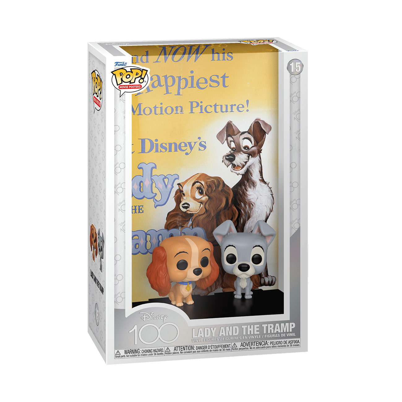 Funko Pop! Movie Poster: Disney - Lady & the Tramp Vinyl Figure ...