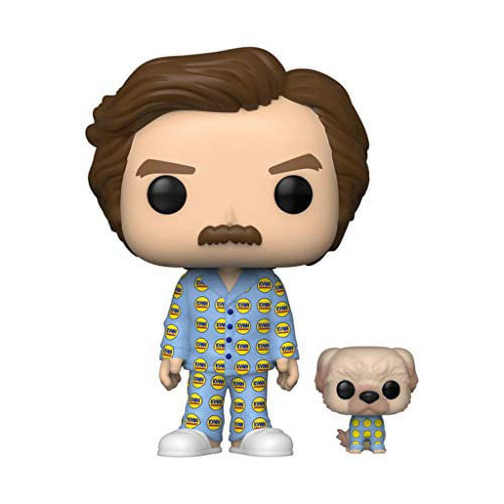 Funko Pop! Movies - Anchorman - Ron w/ Baxter (2020 SDCC Shared Sticker) - Walmart.com