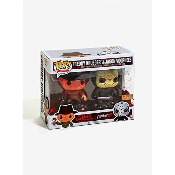 Funko Pop! Freddy Krueger & Jason Voorhees Figure Set - Nightmare on ...