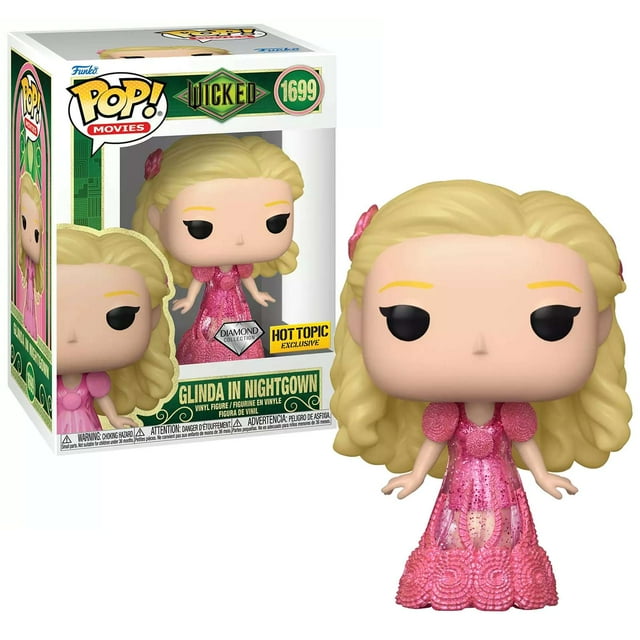 Funko Wicked POP! Movies Glinda in Nightgown Vinyl Figure (Diamond ...