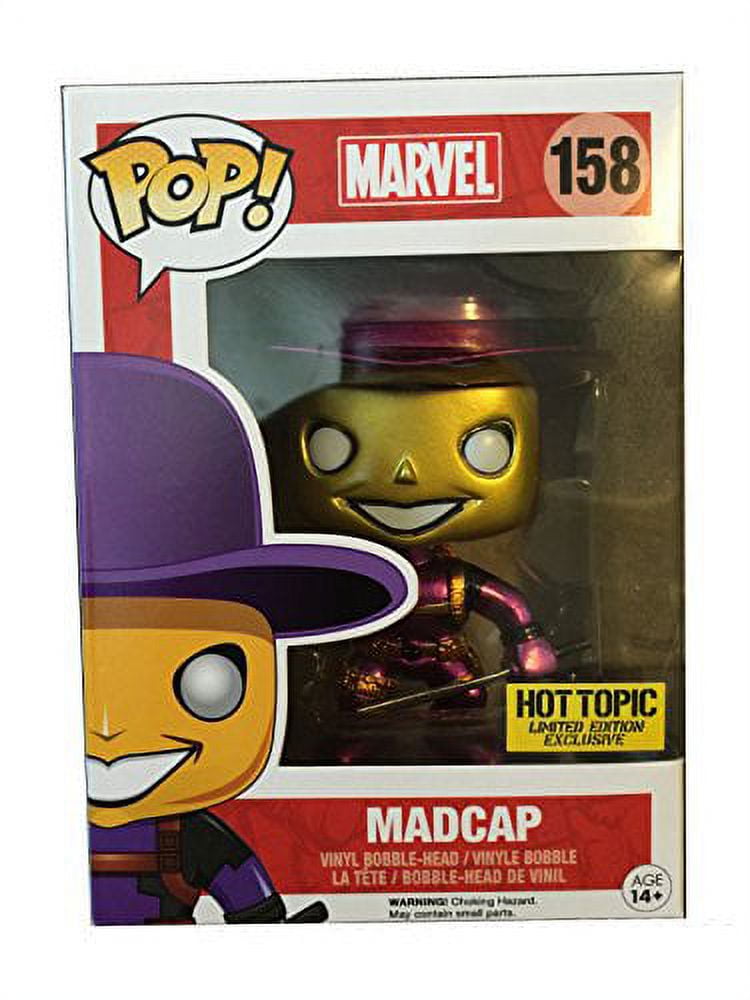 Funko Pop! Mystery Deadpool Metallic Chase Madcap Vinyl Figure by PoP ...