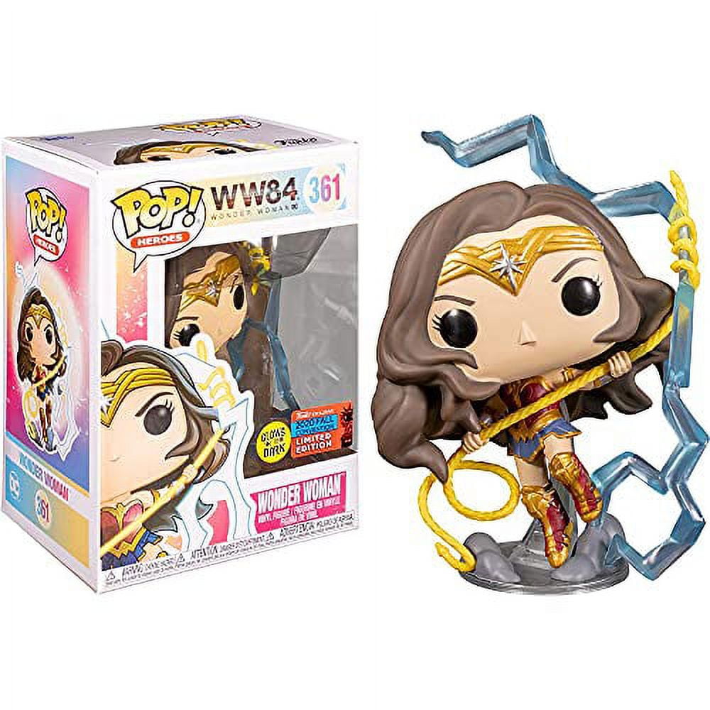 Funko Pop NYCC Exclusive : Wonder Woman #361 GITD Vinyl Figure w ...
