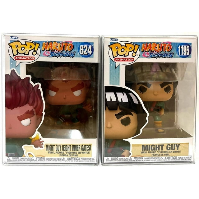 Funko Pop! Naruto Shippuden Mighty Guy Eight Inner Gates #824 & Mighty ...