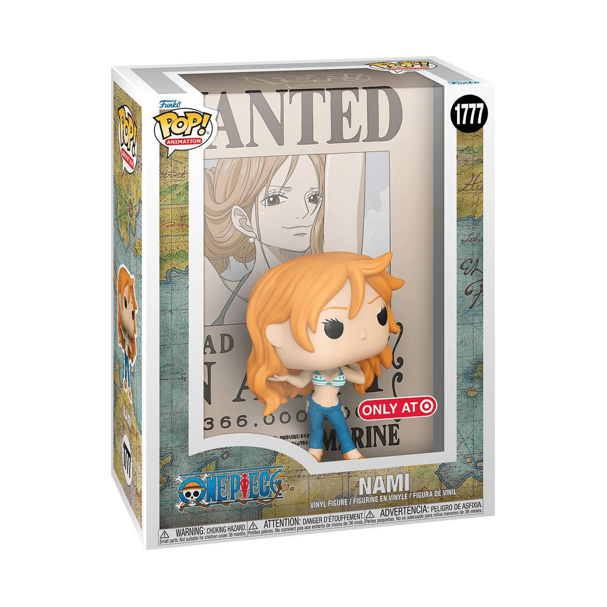 Funko Pop! One Piece - Nami Wanted Poster #1777 - Walmart.com