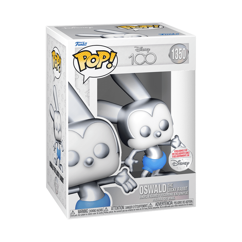 Funko Pop! Oswald the Lucky Rabbit (Platinum) Disney Park Exclusive ...