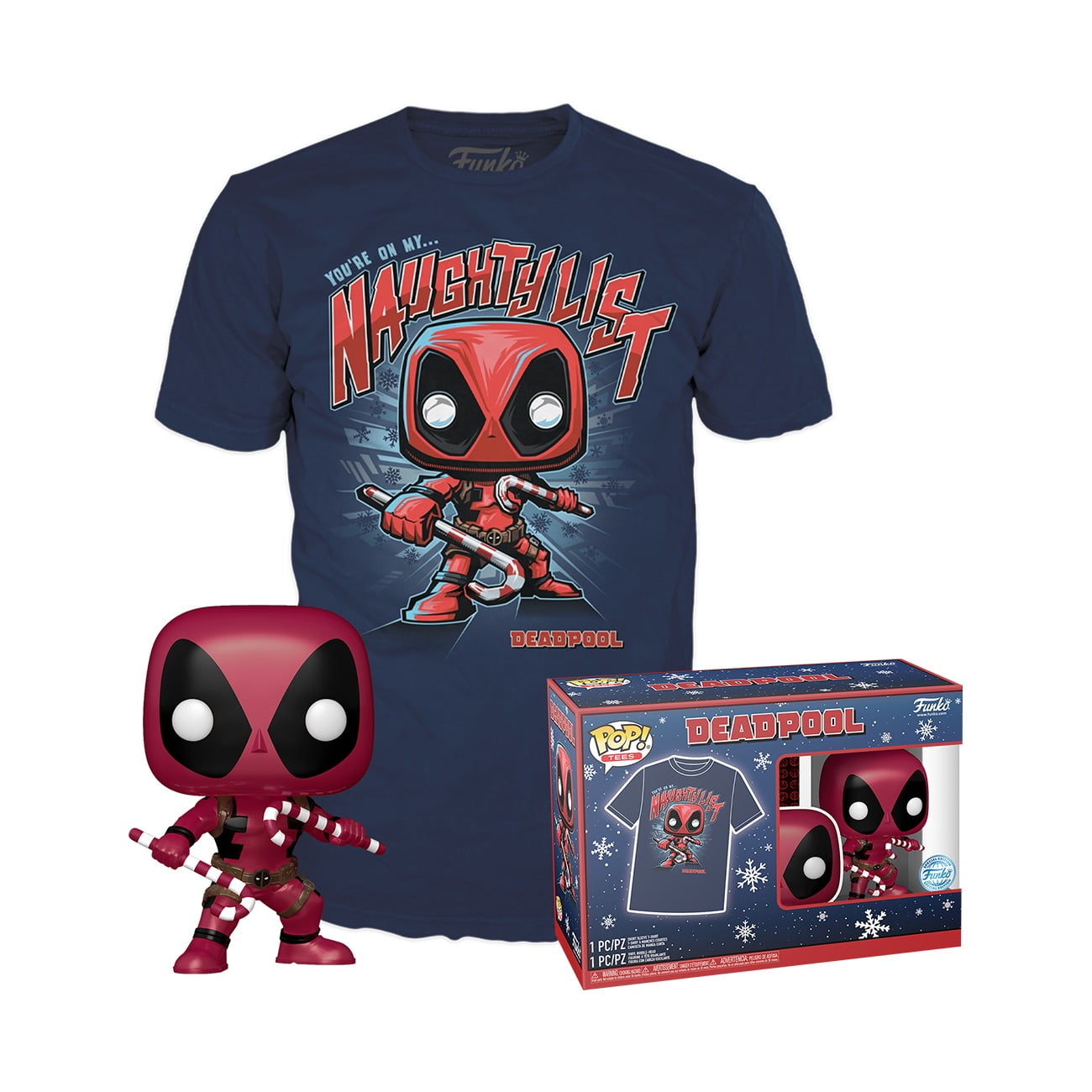 Funko Pop! POP & TEE: Marvel - Deadpool - Large T-Shirt - Walmart.com