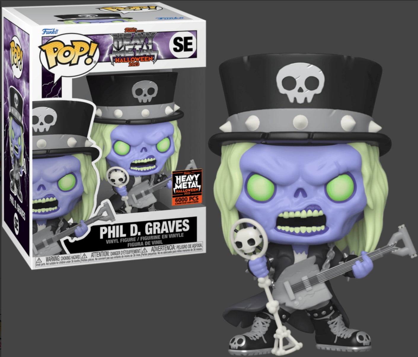 Funko Pop! Phil D. Graves SE NYCC Heavy Metal Halloween 2023 LE 6000 ...