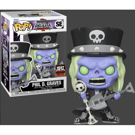 Funko Pop! Phil D. Graves SE NYCC Heavy Metal Halloween 2023 LE 6000 ...
