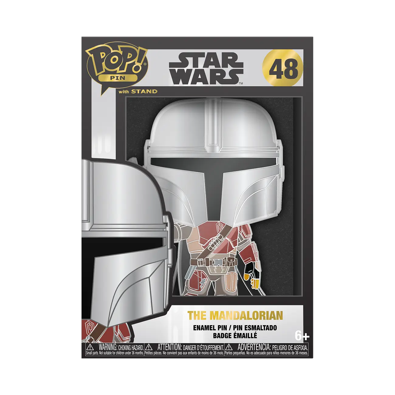 Funko Pop! Pin The Mandalorian with Blaster Star Wars The Mandalorian ...