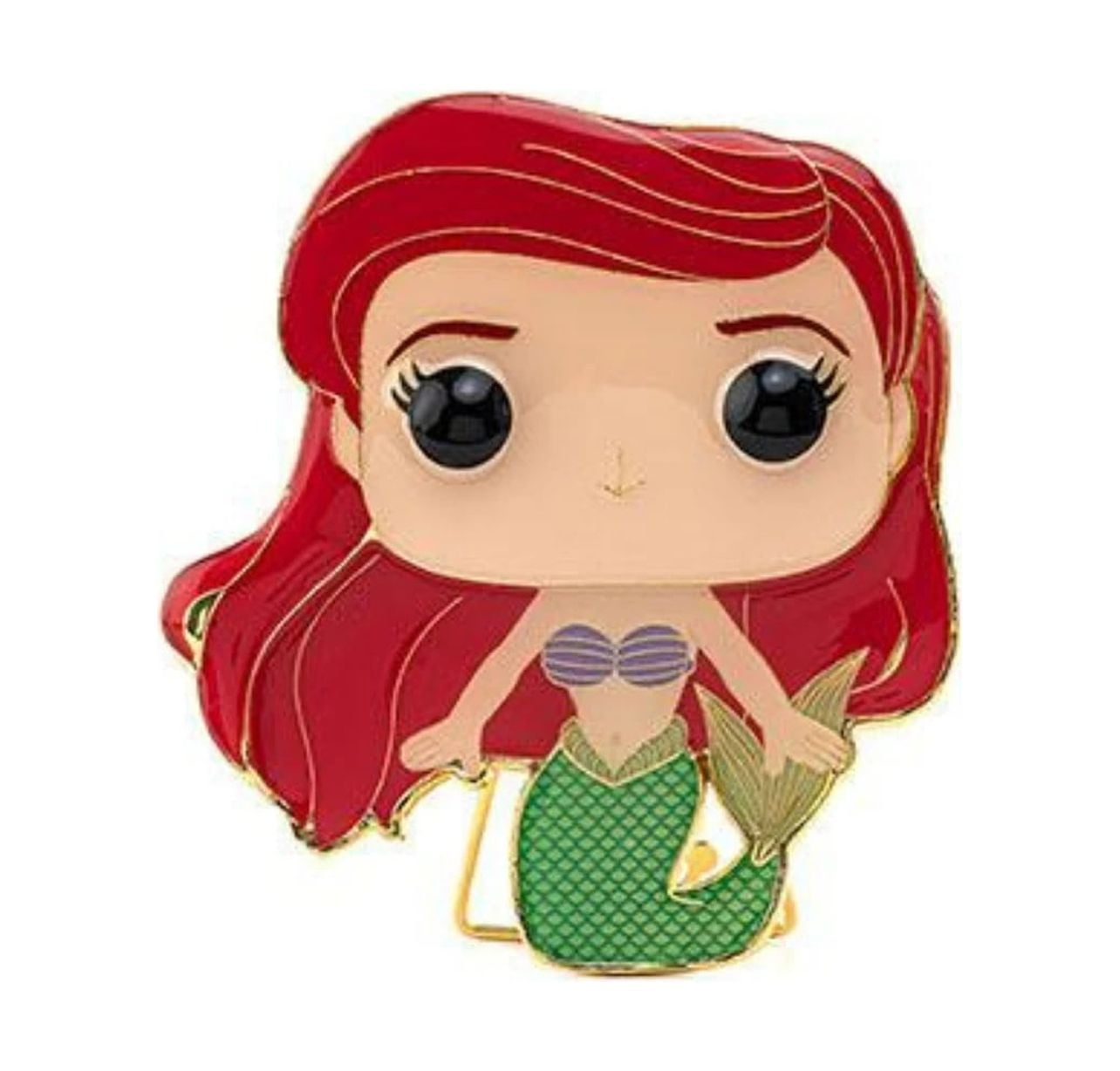 Funko Pop Ariel Pins & Brooches, Enamel Multicolor, 4 Pcs - Walmart.com