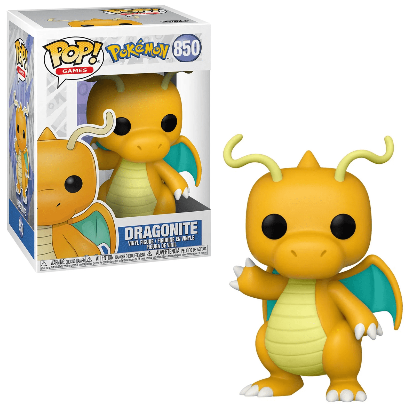 Funko Pop Pokémon Dragonite #850 - Walmart.com