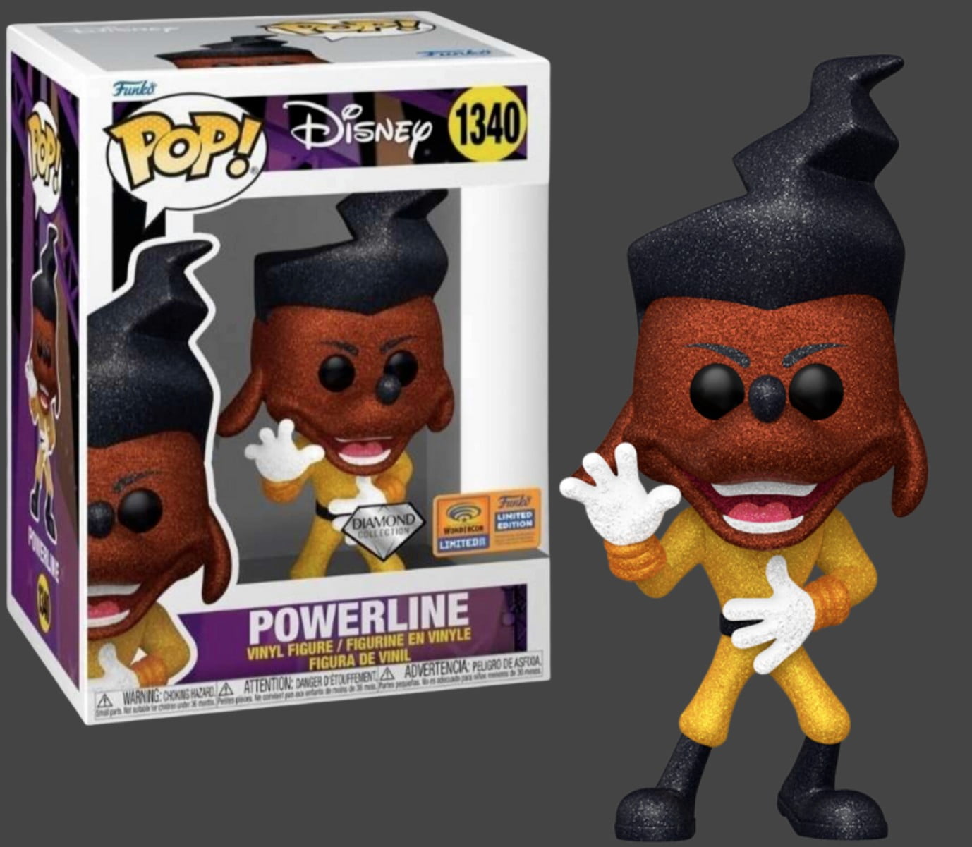 Funko Pop! Powerline #1340 WonderCon Diamond - Walmart.com