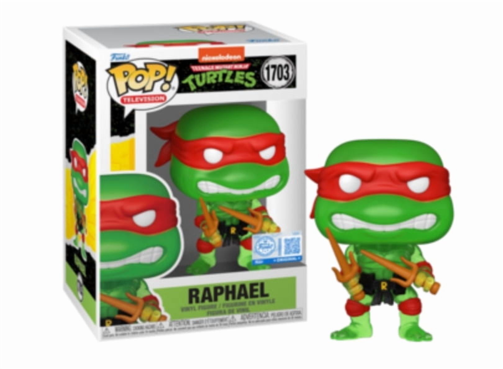 Funko Pop Raphael Teenage Mutant Ninja Turtles Exclusive Vinyl Figure ...