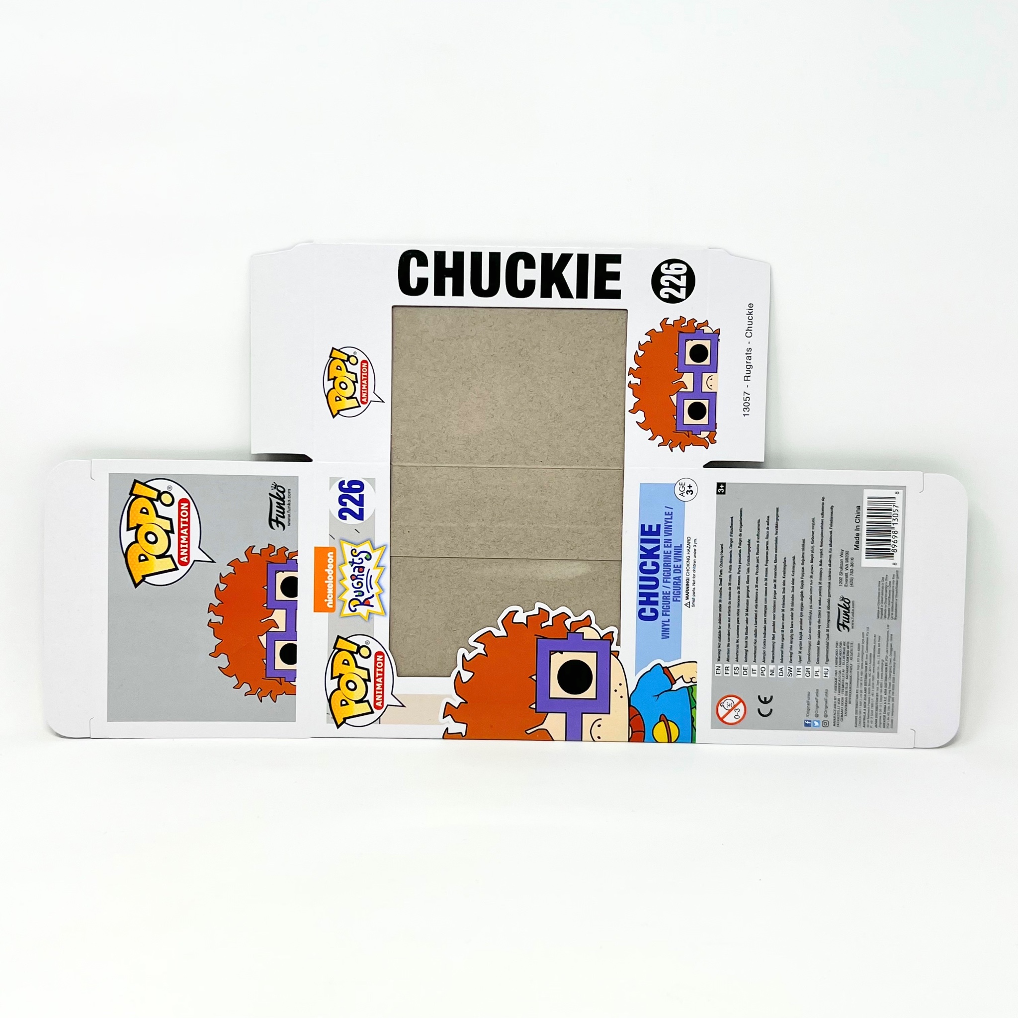 Funko Pop Replacement Box Only - Rugrats 226 Chuckie - Walmart.com