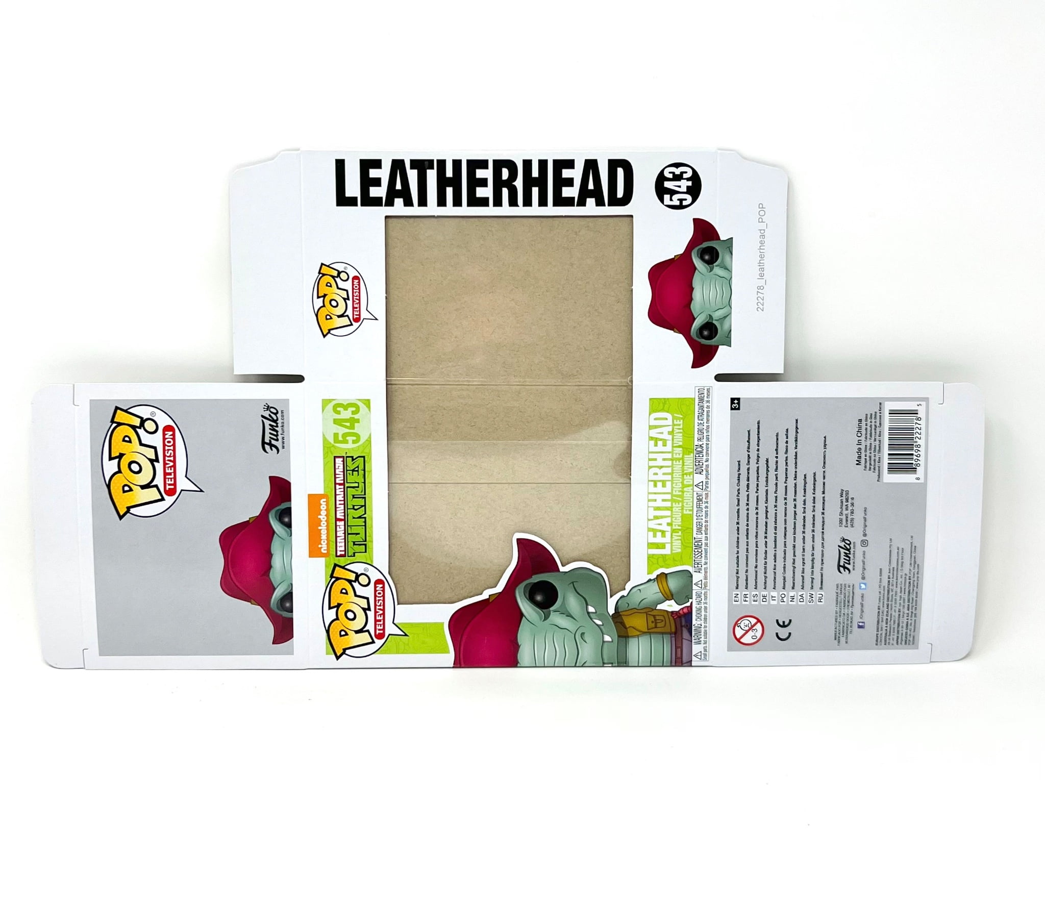 Funko Pop Replacement Box Only - TMNT Leatherhead 543 - Walmart ...