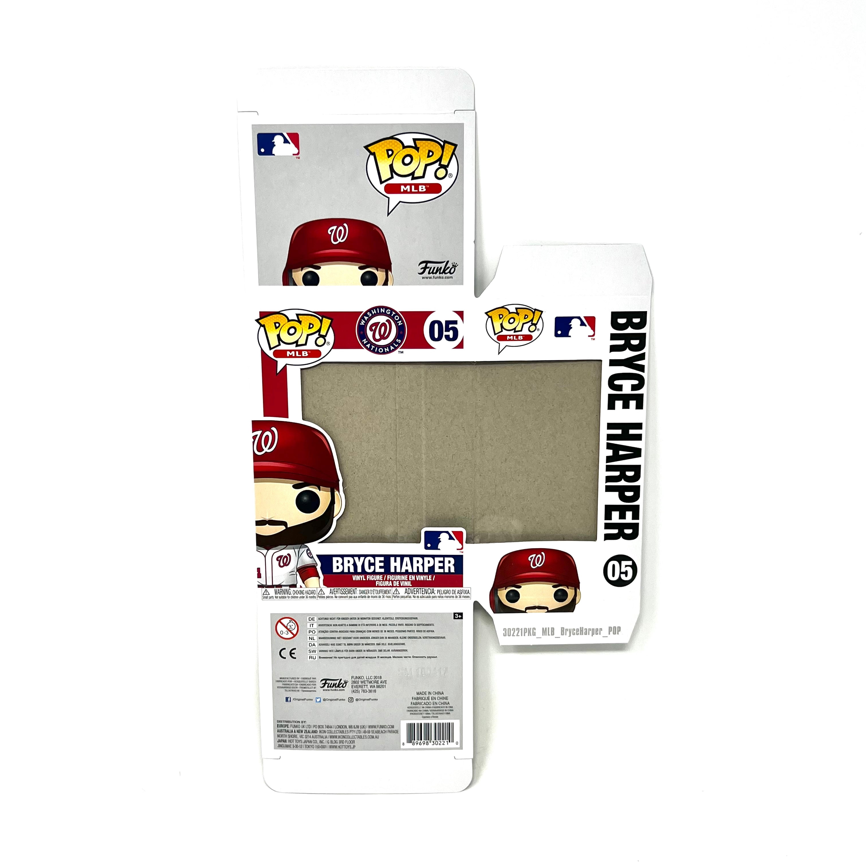 Funko Pop Replacement Empty Box Only - Bryce Harper 05 - Walmart.com