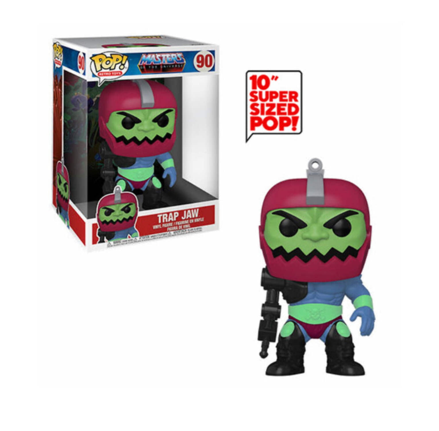 Funko Pop Retro Toys Masters of the Universe Trap Jaw 10 Inch POP #90 ...