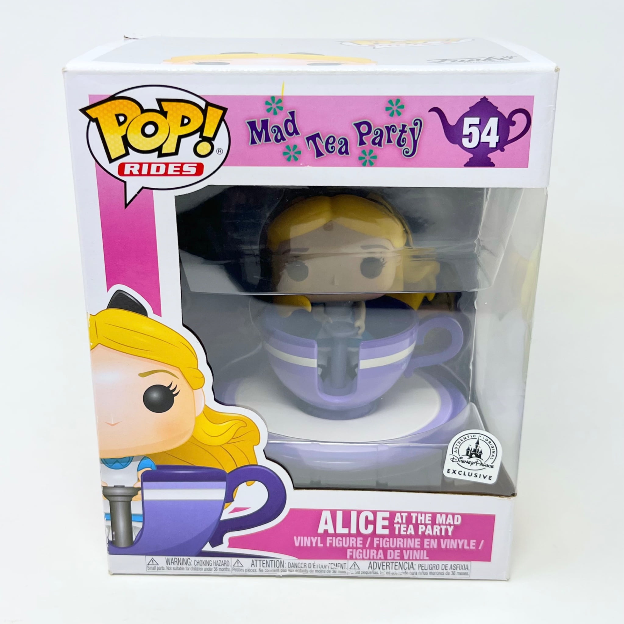 Funko Pop Rides MadTea Party 54 Alice at the Mad Tea Party Disney ...