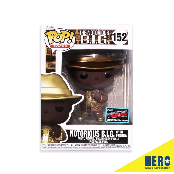 Funko Pop Rocks The Notorious B.I.G. #152 With Fedora NYC Comic Con 2022 Limited Edition ...
