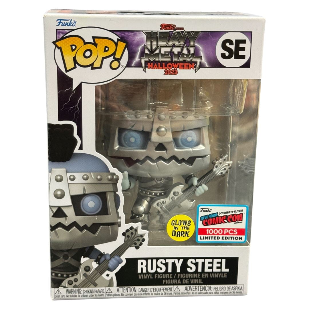Funko Pop! Rusty Steel (Glow) Heavy Metal Halloween 2023 New York Comic ...