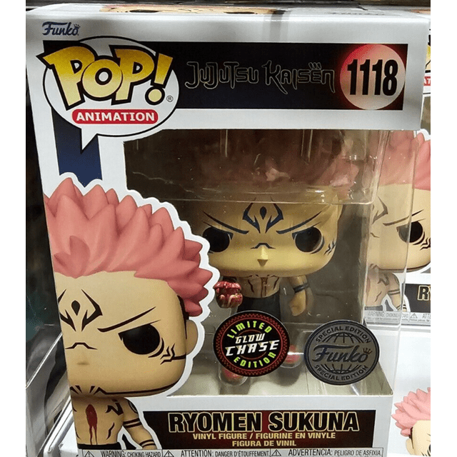 Funko Pop Ryomen Sukuna (1118) SE Exclusive Vinyl Figure (CHASE ...