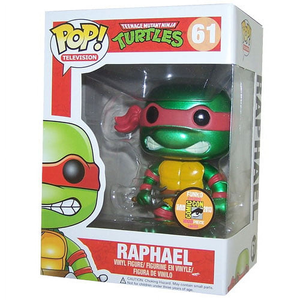 Funko Pop! SDCC 2013 Exclusive - Vinyl Figure - RAPHAEL (Metallic - 4.5 ...