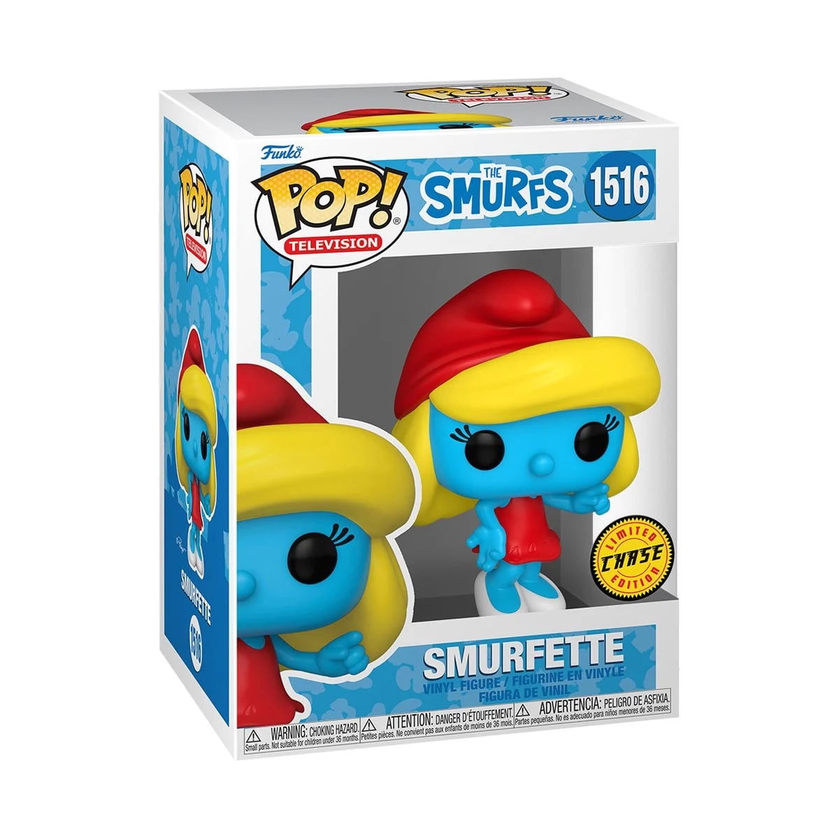 Funko Pop! Smurfs - Smurfette with Flower #1516 - CHASE VARIANT ...