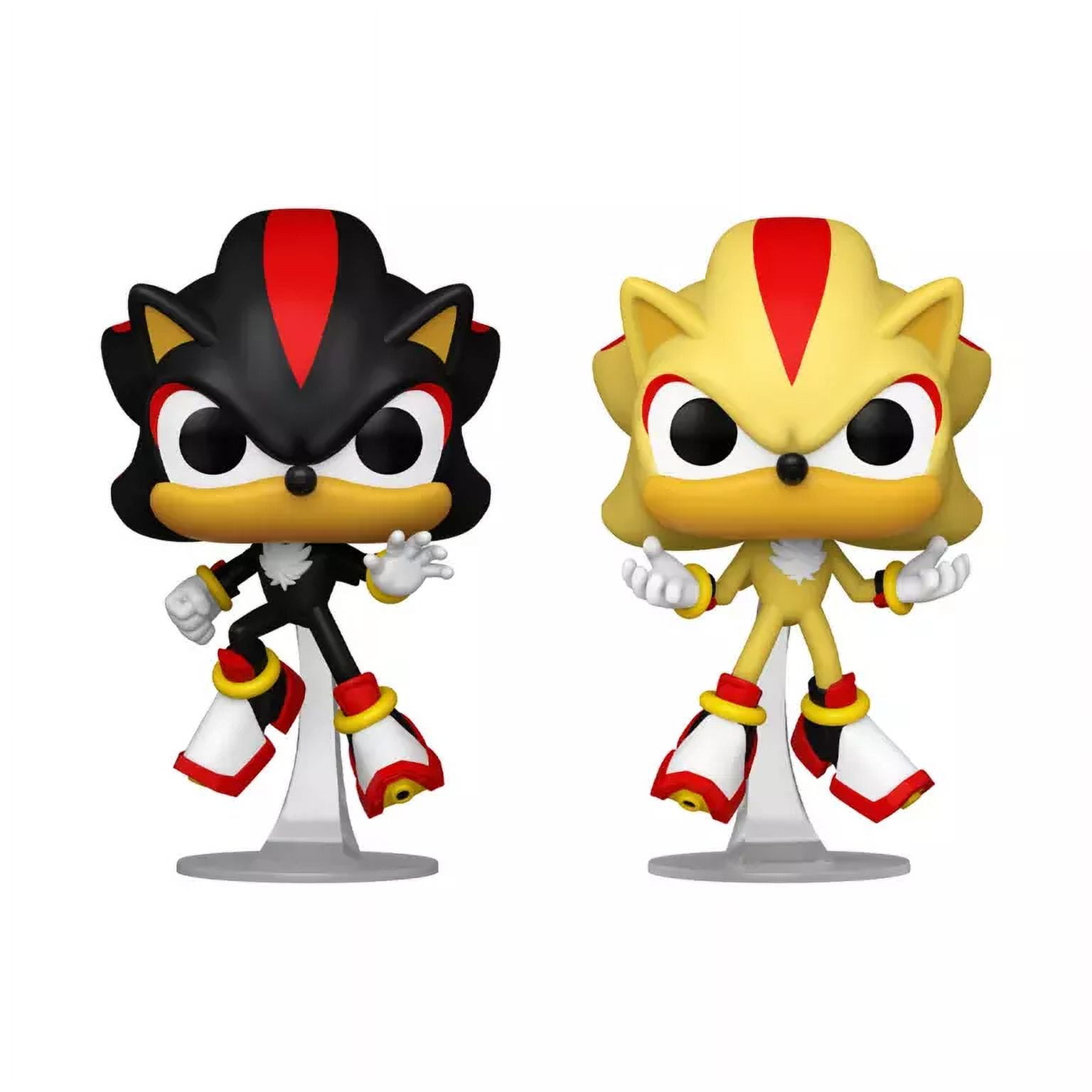 Funko Pop! Sonic the Hedgehog Shadow & Super Shadow Glow in the dark 2 ...